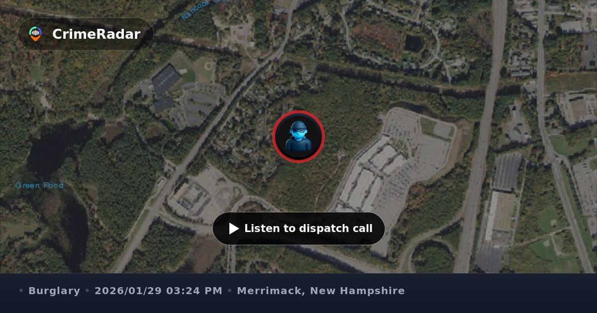 Burglar alarm reported at outlet store, Merrimack NH | CrimeRadar
