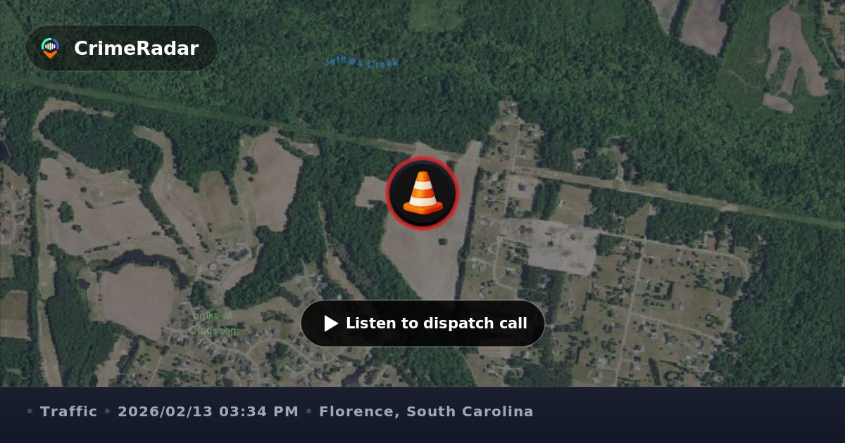Two-car crash on South Derby Street in Florence, Florence SC | CrimeRadar