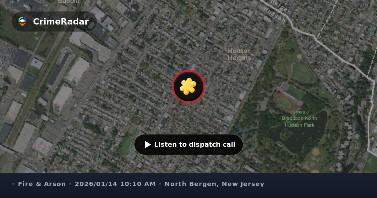 Fire crews investigate potential house fire near 74th St, North Bergen ...