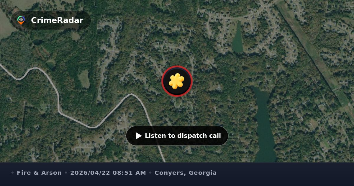 Burn complaint for multiple fires on property, Conyers GA | CrimeRadar