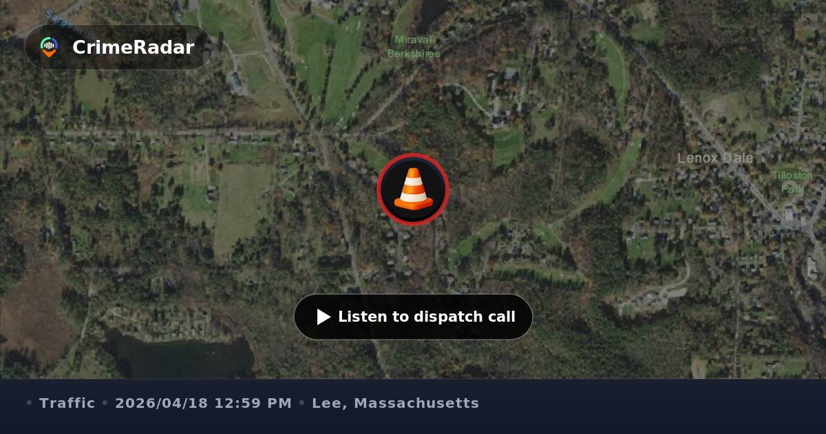 Crash victim requests ambulance transport, Lee MA | CrimeRadar