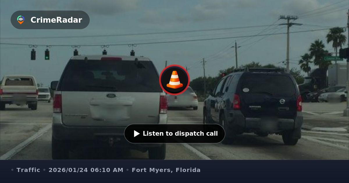 Serious traffic collision near Colonial Blvd and Ortiz Ave, Fort Myers ...