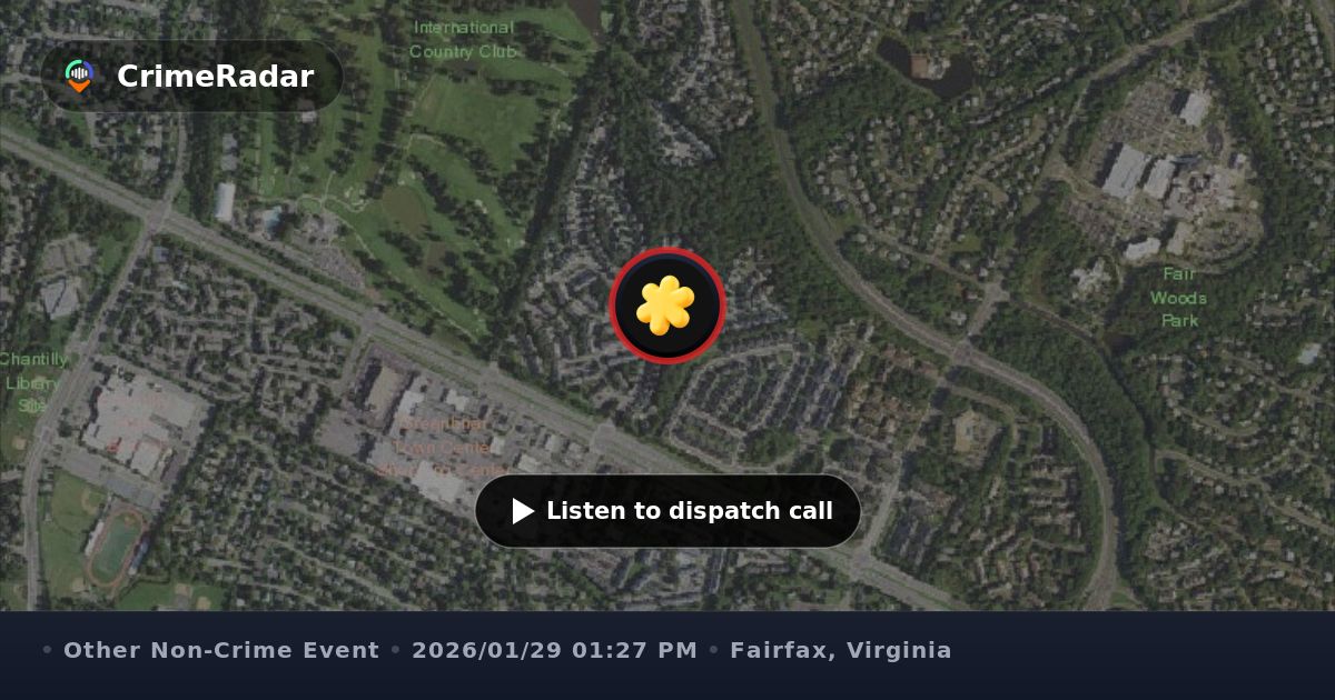 Animal control responds to yard squirrel report, Fairfax VA | CrimeRadar