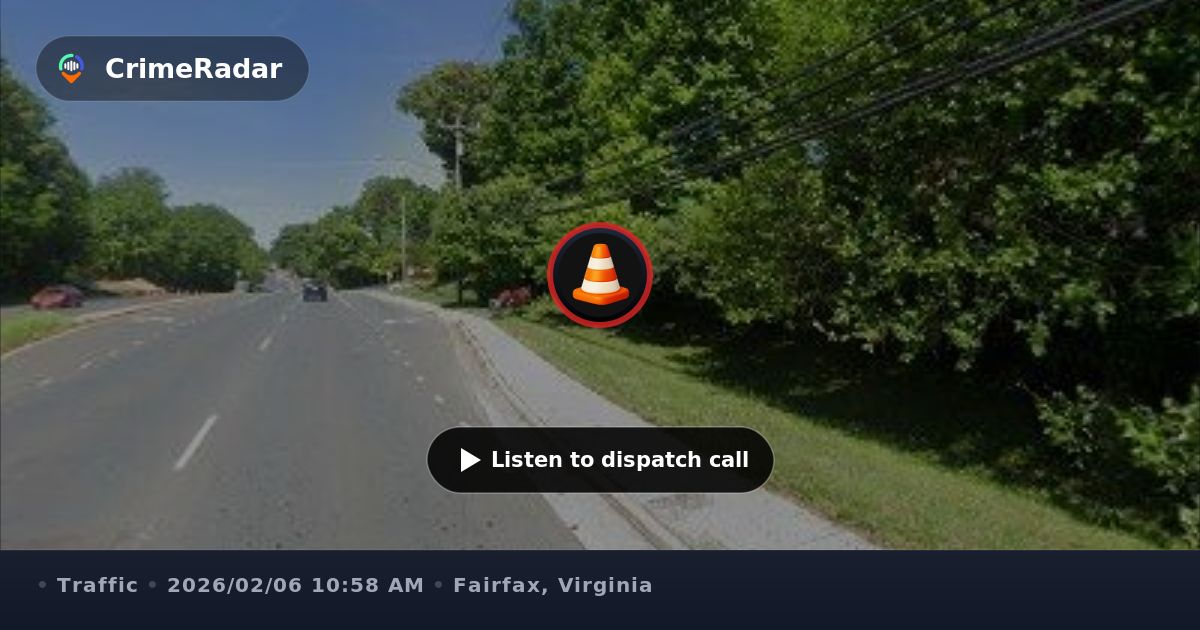Motorcycle crash on Braddock Rd, Fairfax County VA | CrimeRadar