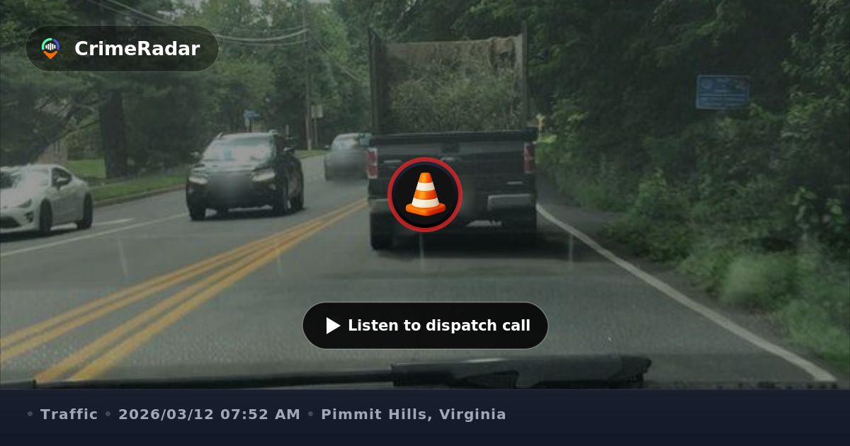 Injury crash involving van and truck on Leesburg Pike, Pimmit Hills VA ...