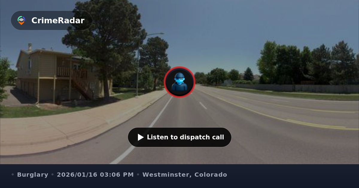 Suspected storage unit burglary at Westminster facility, Westminster CO ...