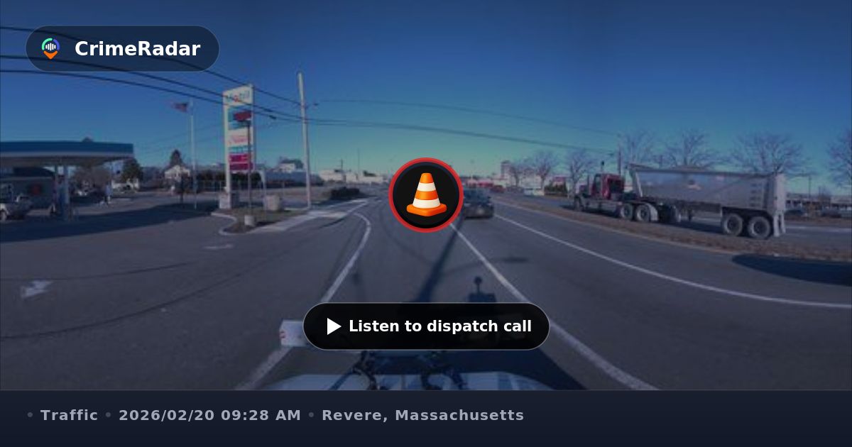 Two-car crash on Squire Road in Revere, Revere MA | CrimeRadar