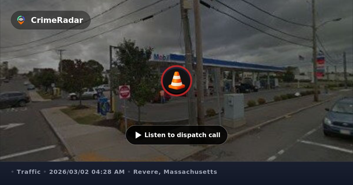 Single-car crash with injuries and fire on Squire Road, Revere MA ...