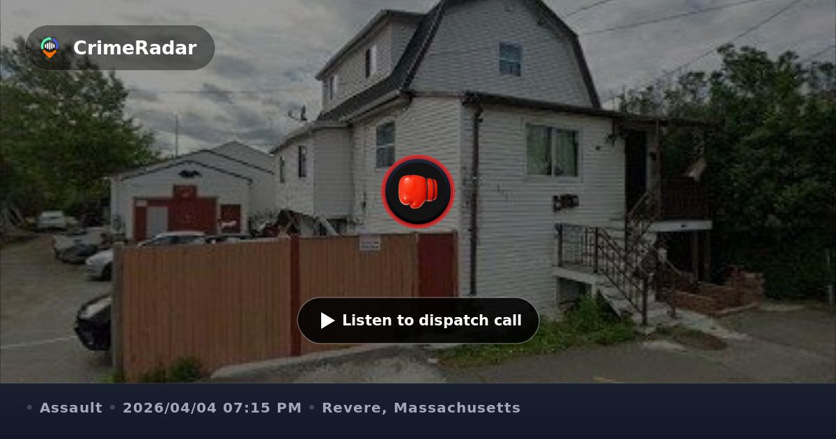 Drivers report assault after road rage dispute, Revere MA | CrimeRadar