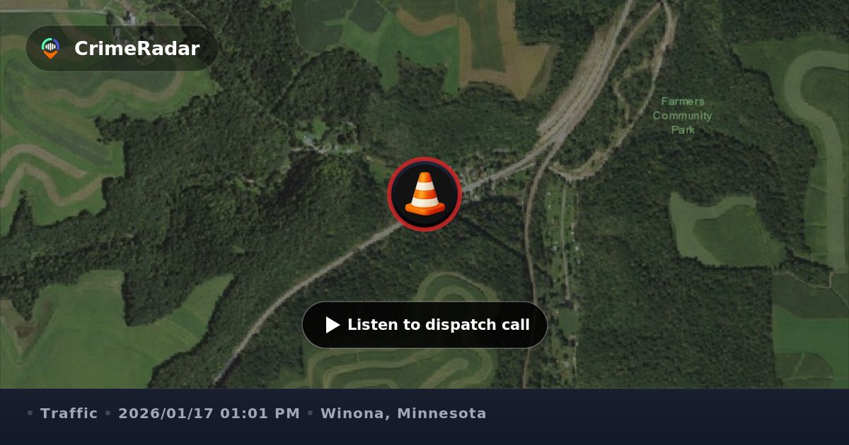 Single-vehicle crash near Sportsman Road, Winona County MN | CrimeRadar