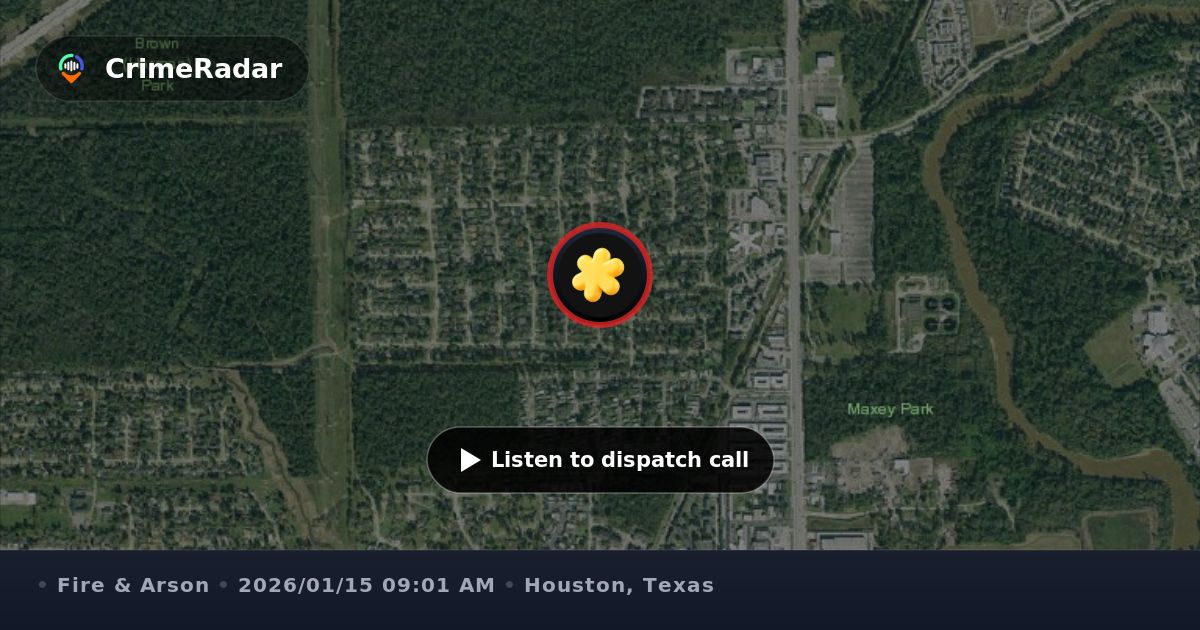 Fire crews respond to possible fire near Fleming Dr, Houston TX ...