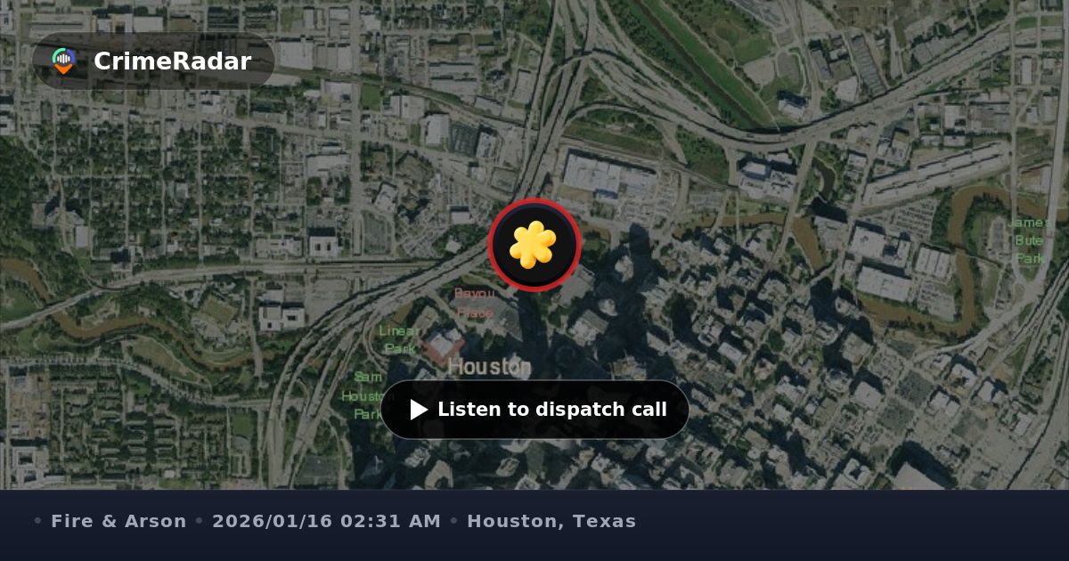Possible smoke detector issue near Bagby St, Houston TX | CrimeRadar