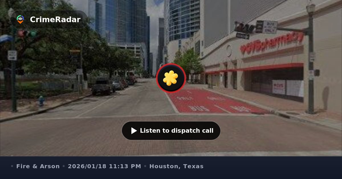 Firefighters respond to dumpster fire near Congress St, Houston TX ...