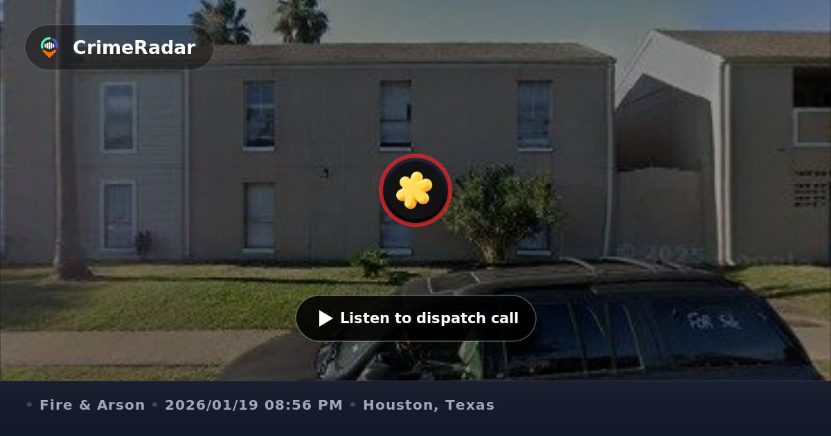 Apartment fire reported near Parkfront Dr, Houston TX | CrimeRadar
