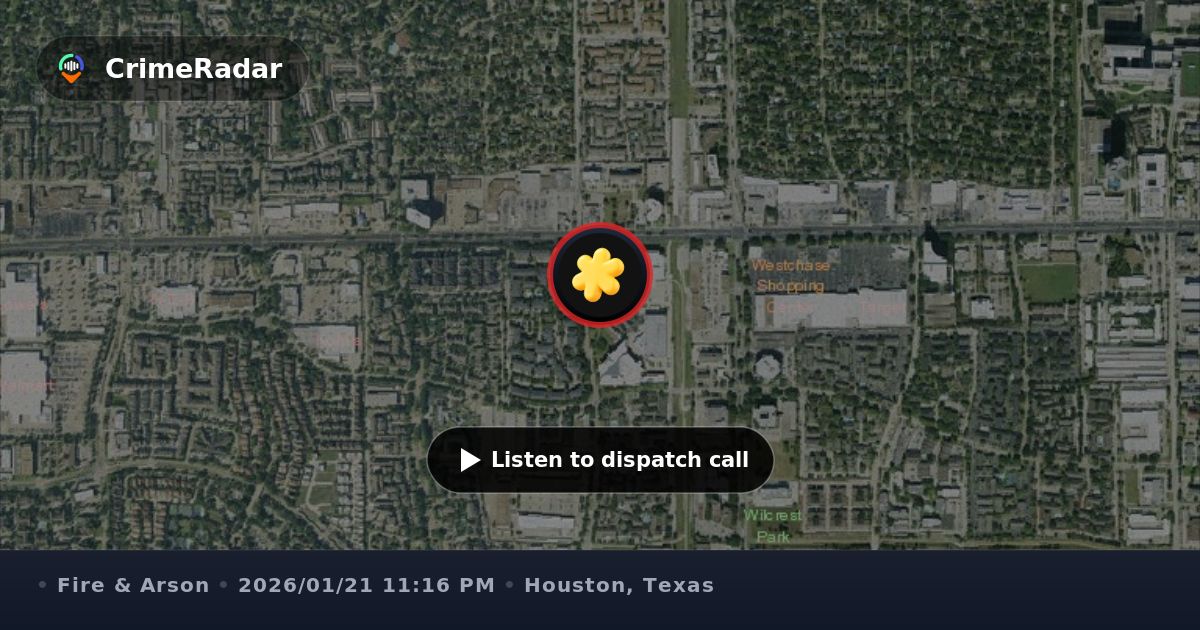 Fire crews respond to apartment blaze near Woodland Park Dr, Houston TX ...