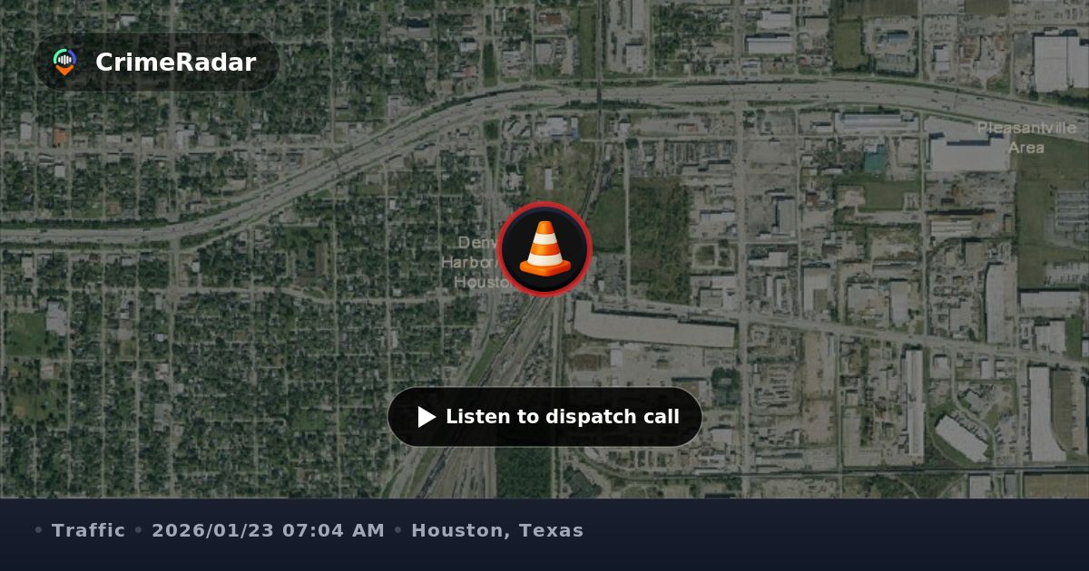 Traffic crash near Market St and Wayside Dr, Houston TX | CrimeRadar