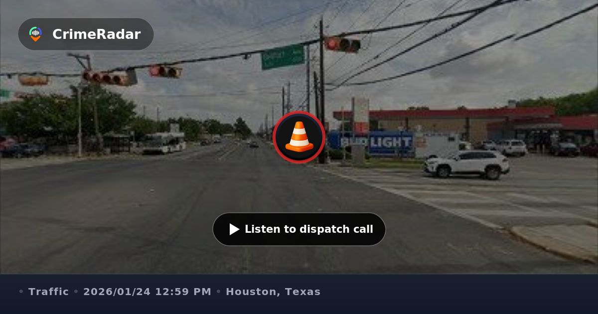 Vehicle crash with extrication near Cullen Blvd, Houston TX | CrimeRadar