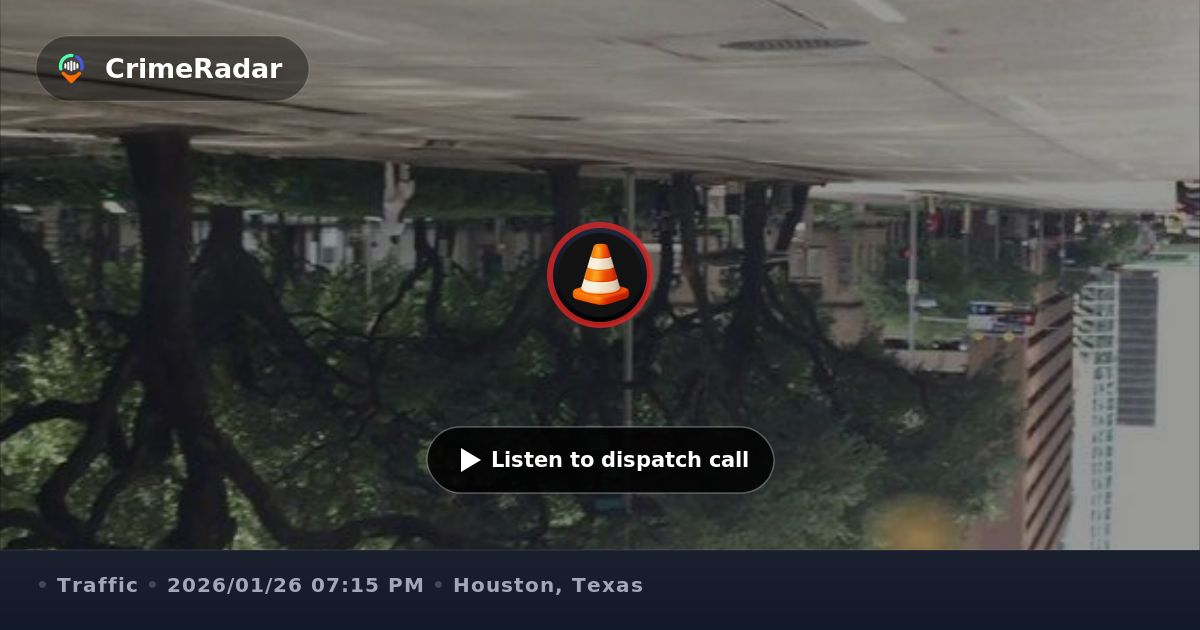 Traffic collision near Walker and Smith streets, Houston TX | CrimeRadar