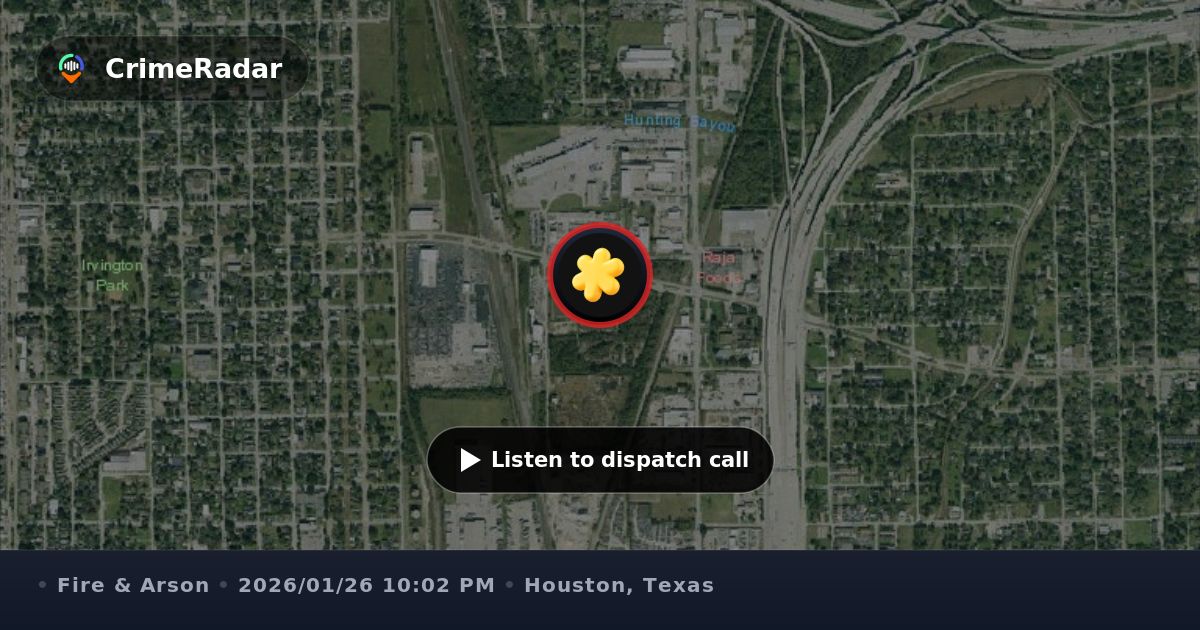Fire crew responds to possible trash fire near Eastex Freeway, Houston ...
