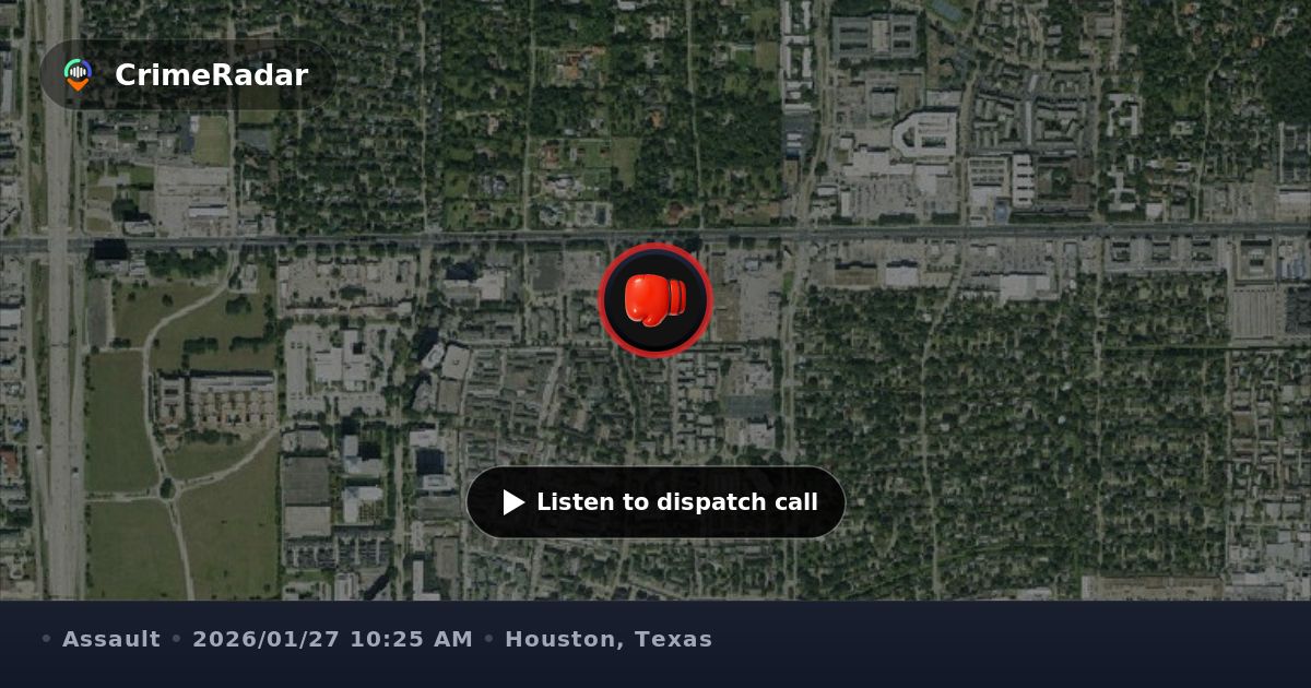 Apparent assault near Richmond Avenue apartment, Houston TX | CrimeRadar
