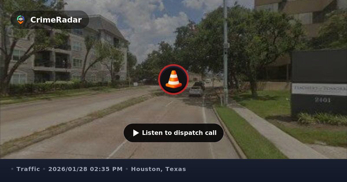 Minor traffic collision near Fountain View, Houston TX | CrimeRadar