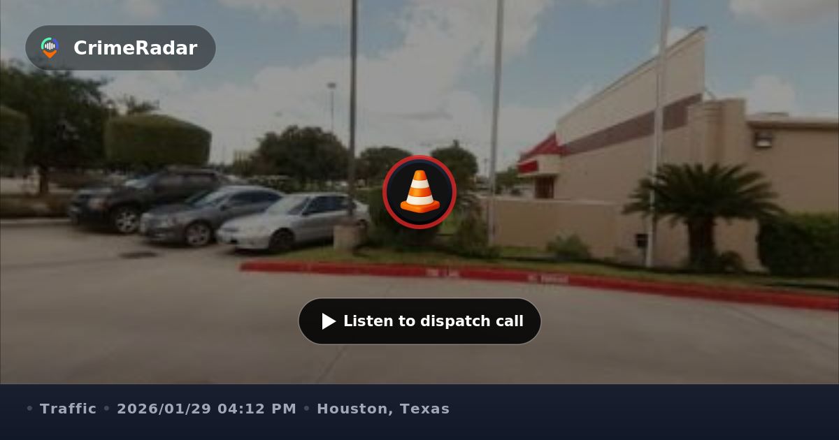 Traffic crash near Exit 768B on East Freeway, Houston TX | CrimeRadar