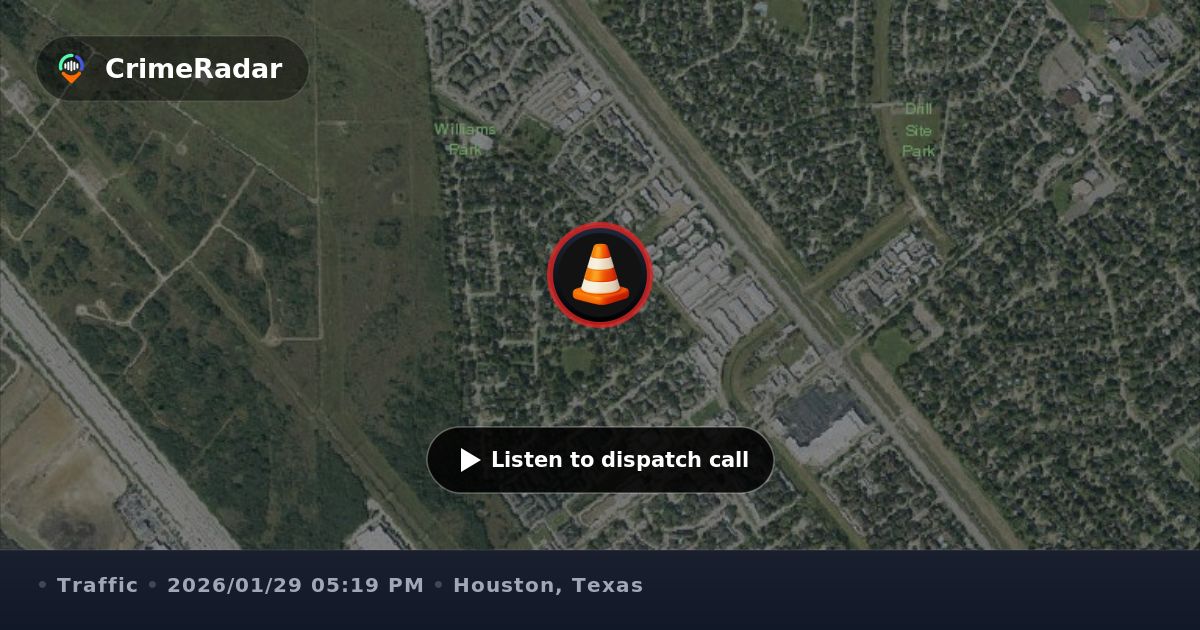 Motorcycle crash reported near Eastcape Drive, Houston TX | CrimeRadar