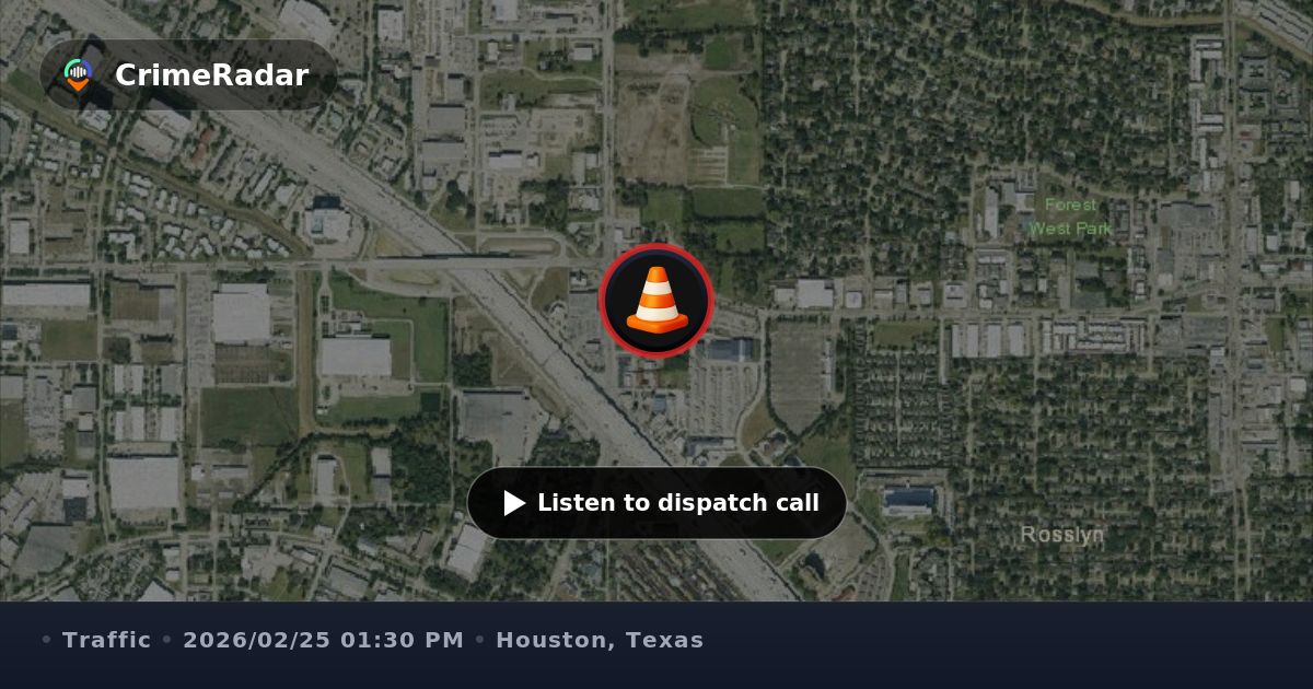 Motor vehicle crash at Bingle Road and Lang Road, Houston TX | CrimeRadar