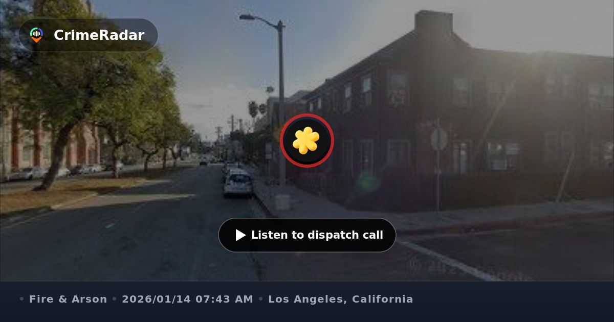 Fire crews respond to church blaze near Gower St, Los Angeles CA ...