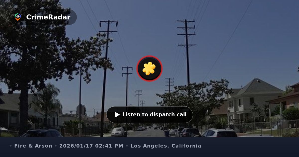 Automatic fire alarm near Gates St in Los Angeles, Los Angeles CA ...