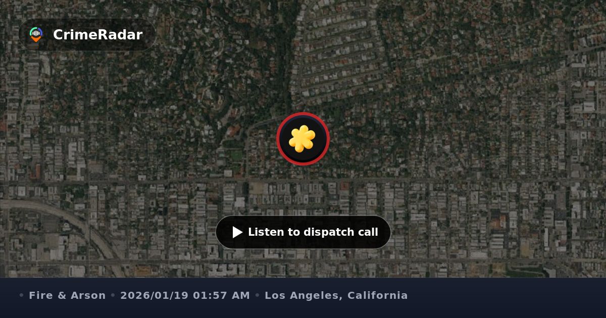 Fire crews respond to alarm at apartment building, Los Angeles CA ...