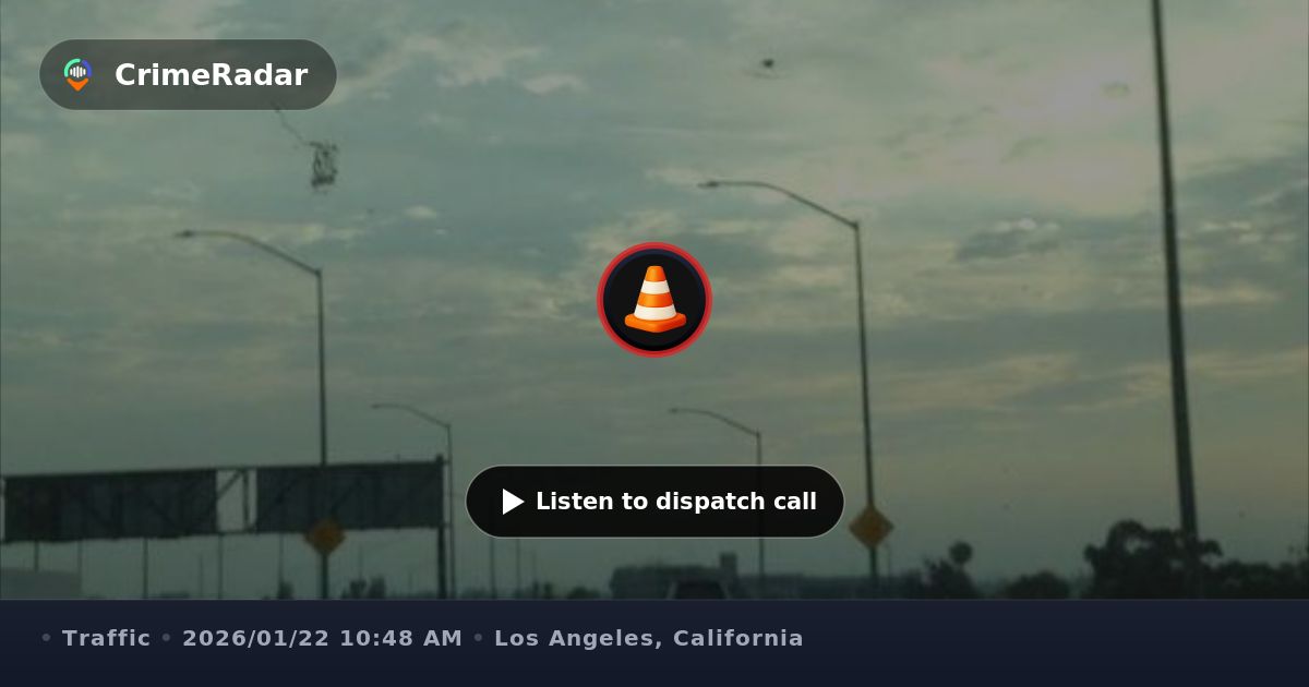 Traffic collision on Harbor Freeway, Los Angeles CA | CrimeRadar