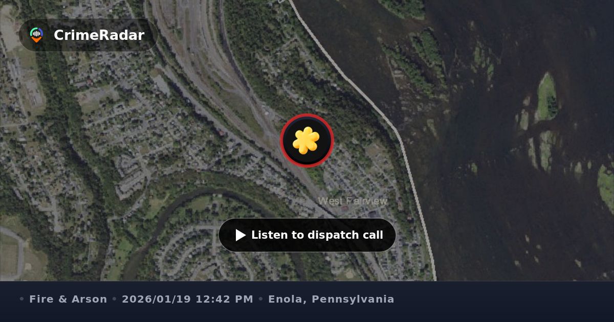 Smoke prompts evacuation at Schoolhouse Apartments, Enola PA | CrimeRadar