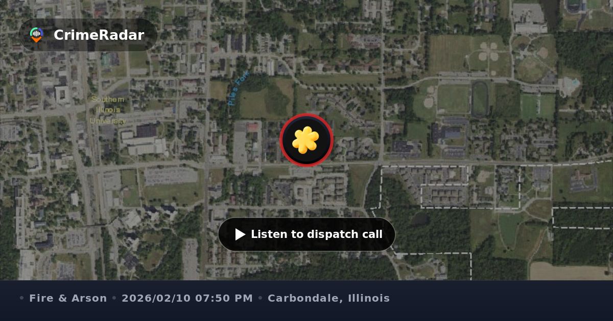 Fire alarm reported at apartment building on Wall St, Carbondale IL ...