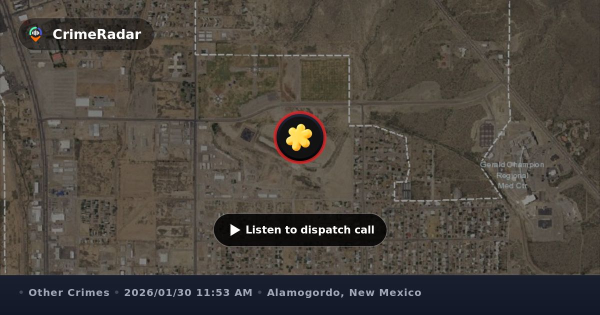 Deputies respond to parolee dispute near Oregon Ave, Alamogordo NM ...