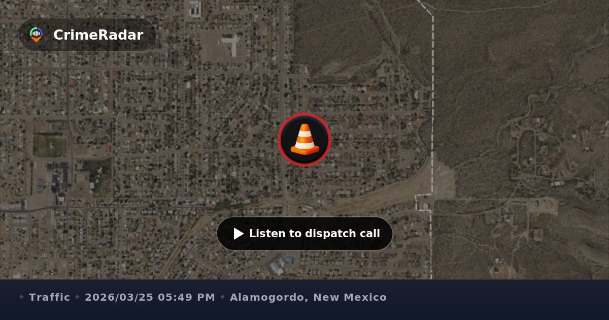 Motorcycle group crash on Scenic Drive, Alamogordo NM | CrimeRadar