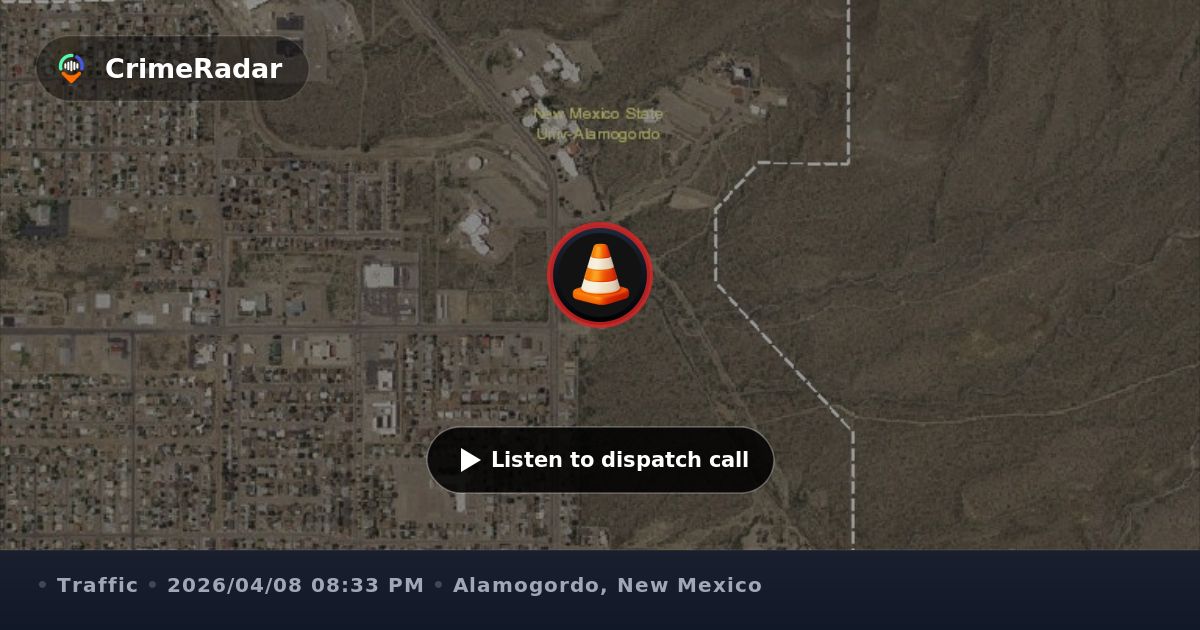 Driver flees after car hits light pole on Scenic Drive, Alamogordo NM ...