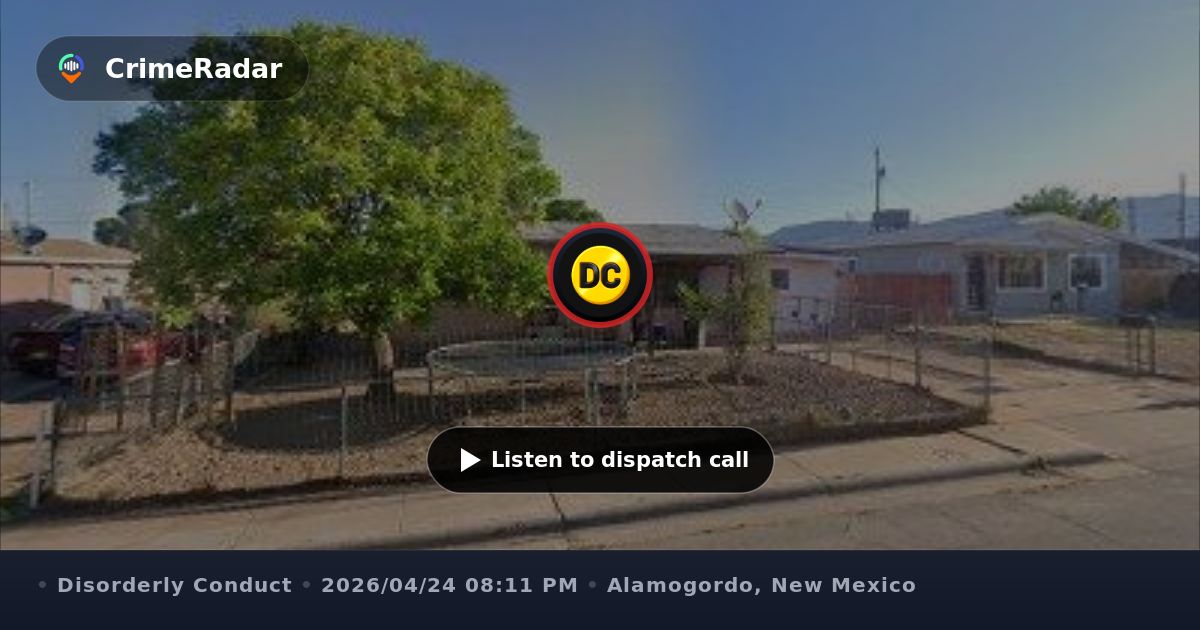 Noise complaint about loud music from parked car, Alamogordo NM ...