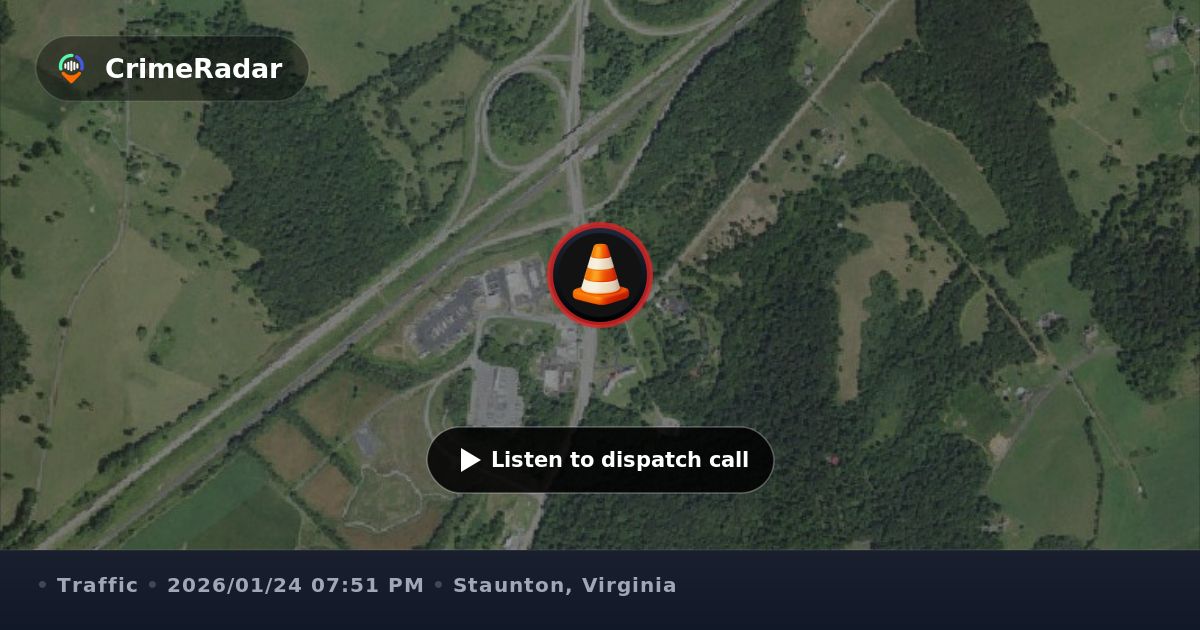 Crash involving vehicle near Lee Jackson Highway, Staunton VA | CrimeRadar