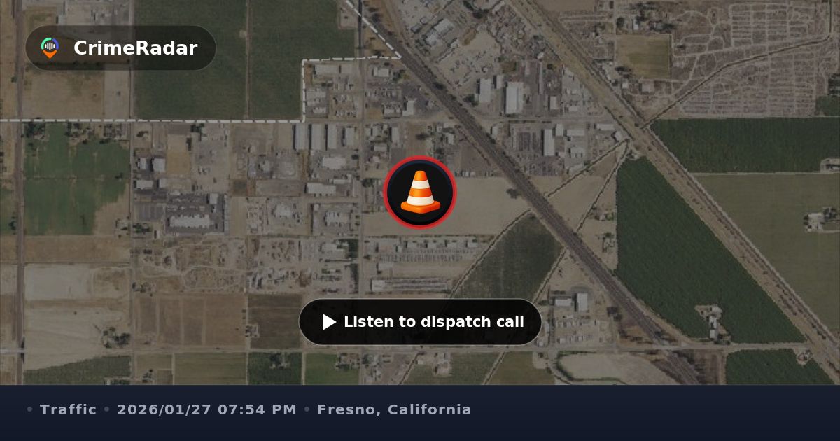 Vehicles spin in parking lot near Chestnut Ave, Fresno CA | CrimeRadar