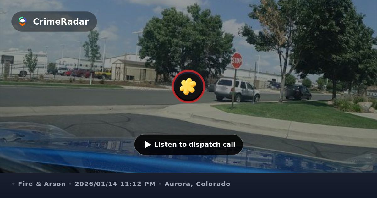 Firefighters respond to alarm at Pinewood Lodge, Aurora CO | CrimeRadar