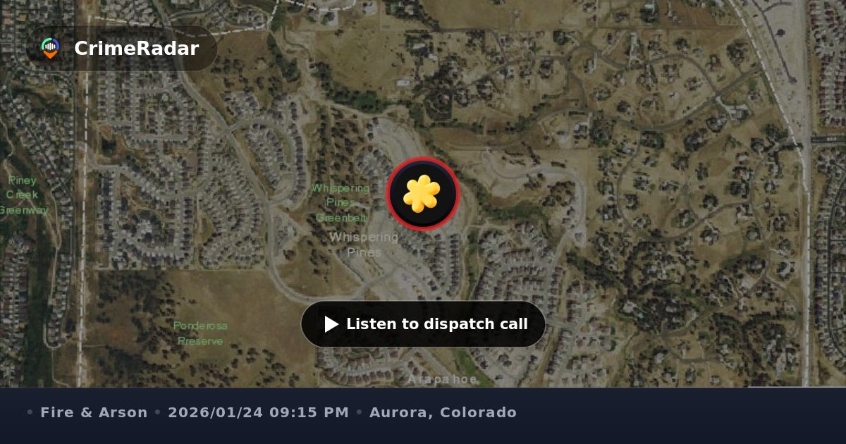 Fire crews investigate gas odor near East Alder Drive, Aurora CO ...