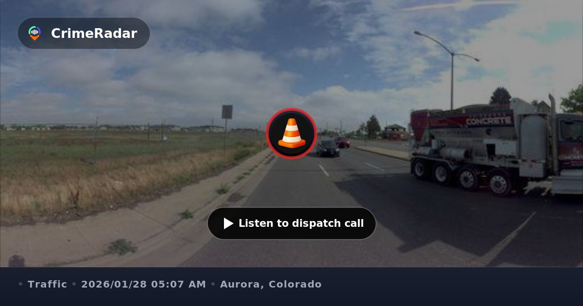 Two vehicles collide on Airport Boulevard, Aurora CO | CrimeRadar