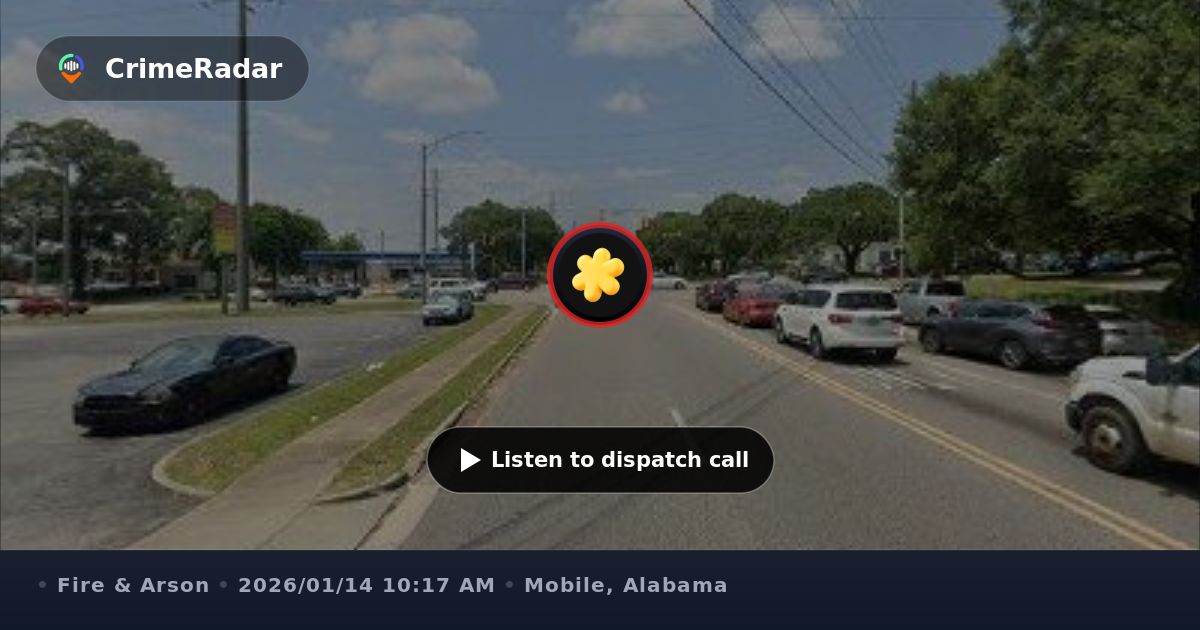 Fire extinguished near Hillcrest Rd, Mobile AL | CrimeRadar