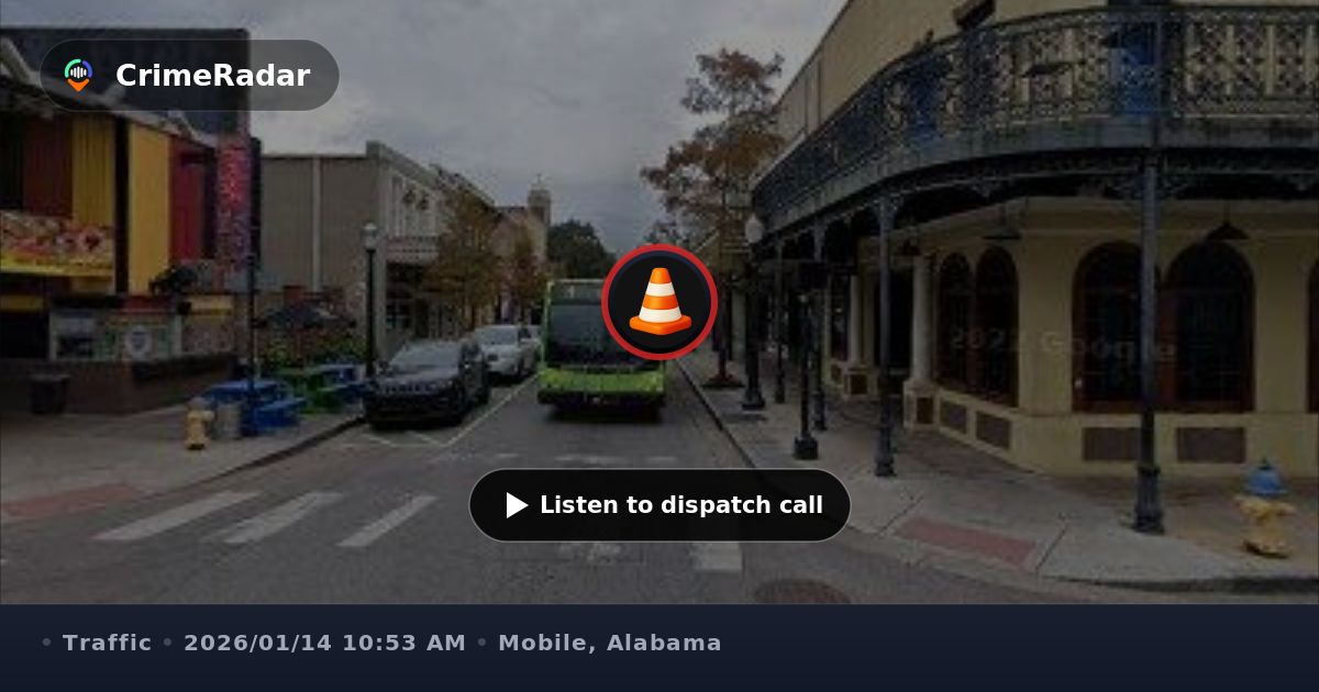 Multivehicle collision near Dauphin St ramp, Mobile AL | CrimeRadar