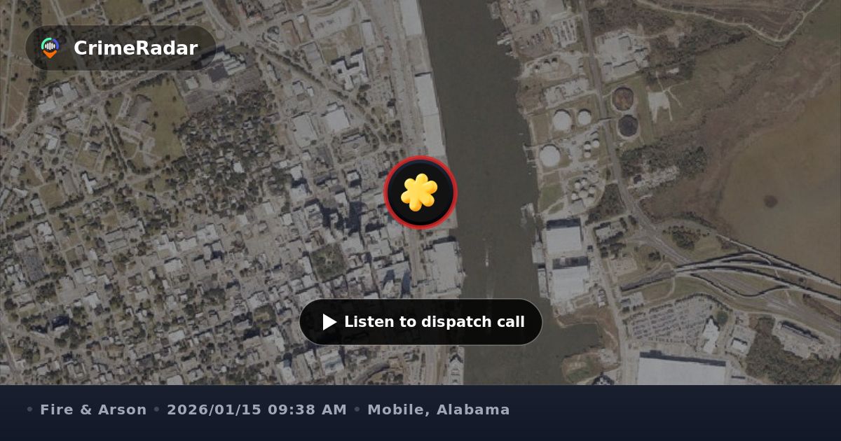 False alarm at high-rise near Water St, Mobile AL | CrimeRadar