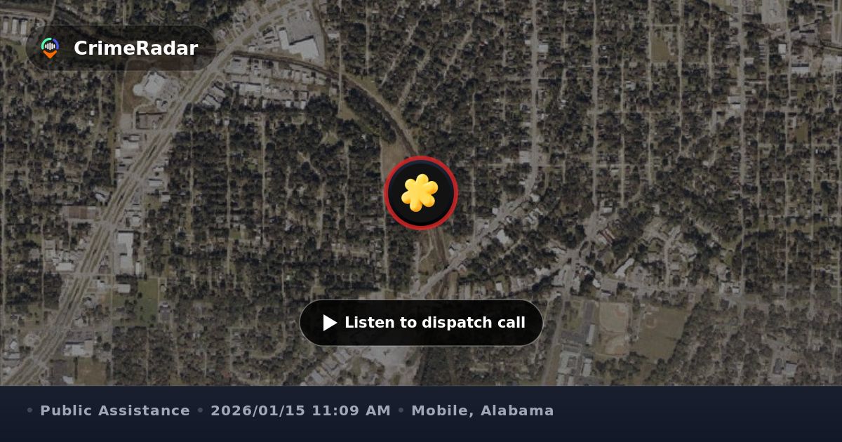 Assistance call near Victory Drive East, Mobile AL | CrimeRadar