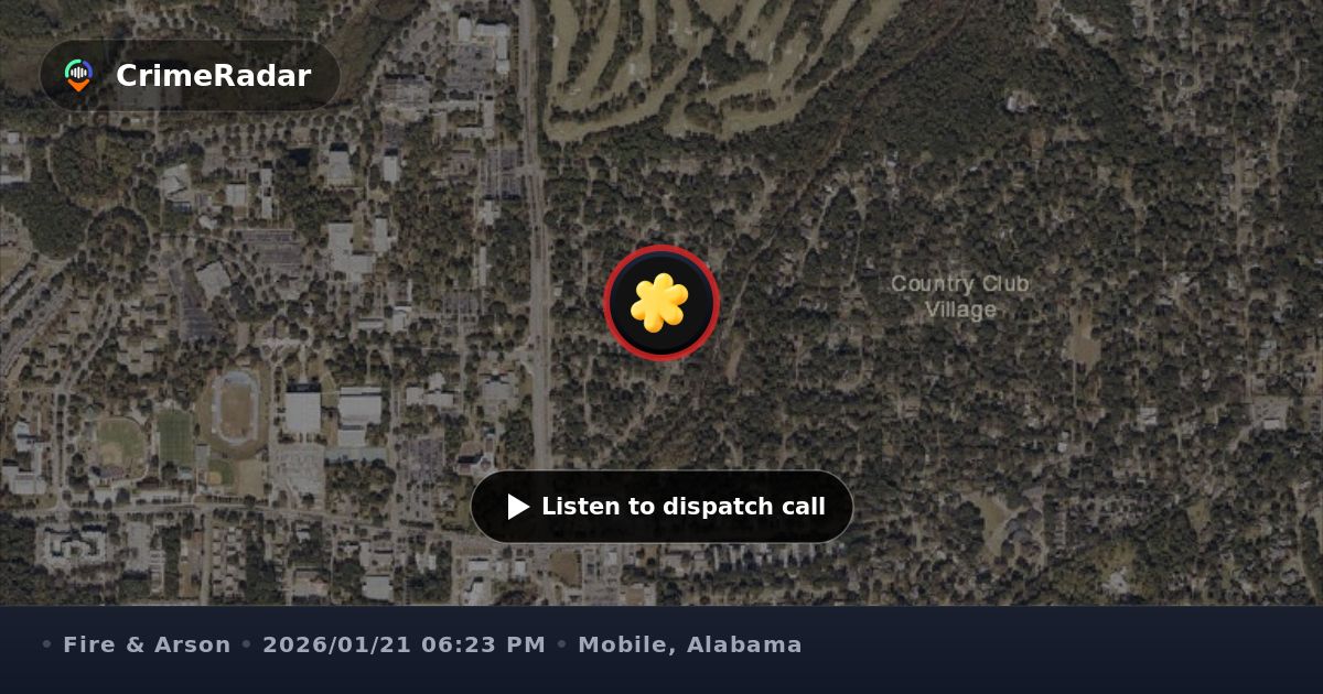 Firefighters respond to apartment fire near Old Shell Rd, Mobile AL ...