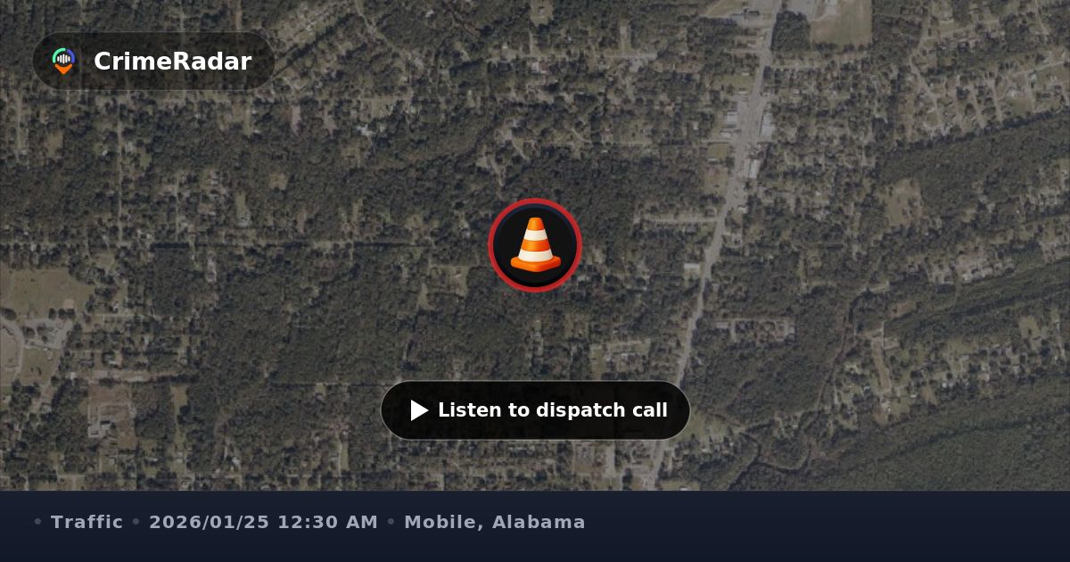 Traffic collision on Dauphin Island Parkway, Mobile AL | CrimeRadar