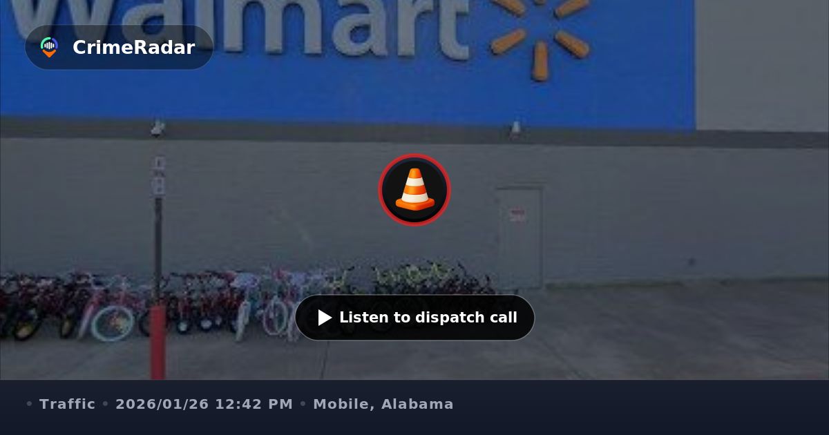 Possible crash near Rangeline Service Road, Mobile AL | CrimeRadar